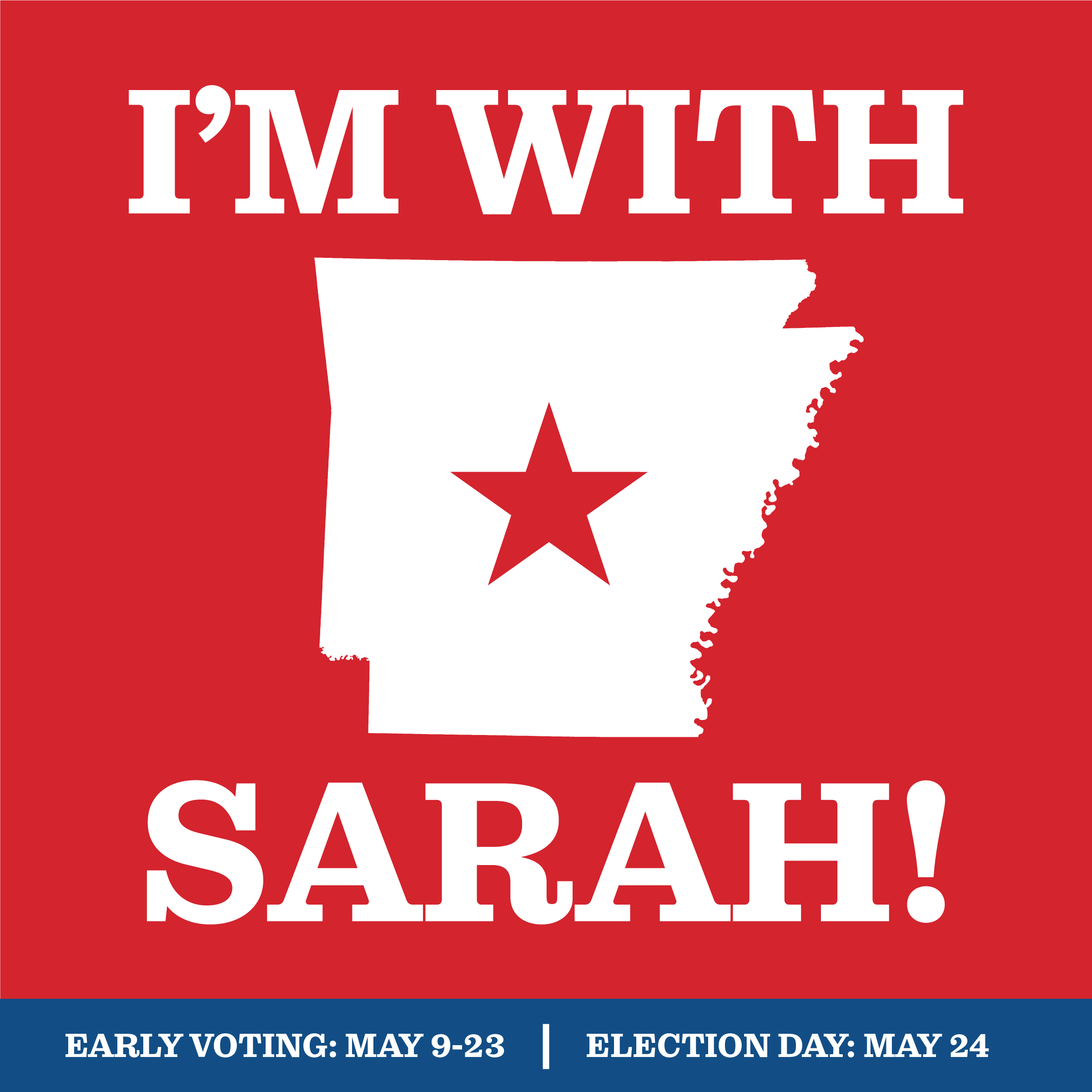 Sarah Huckabee Sanders for Arkansas Governor